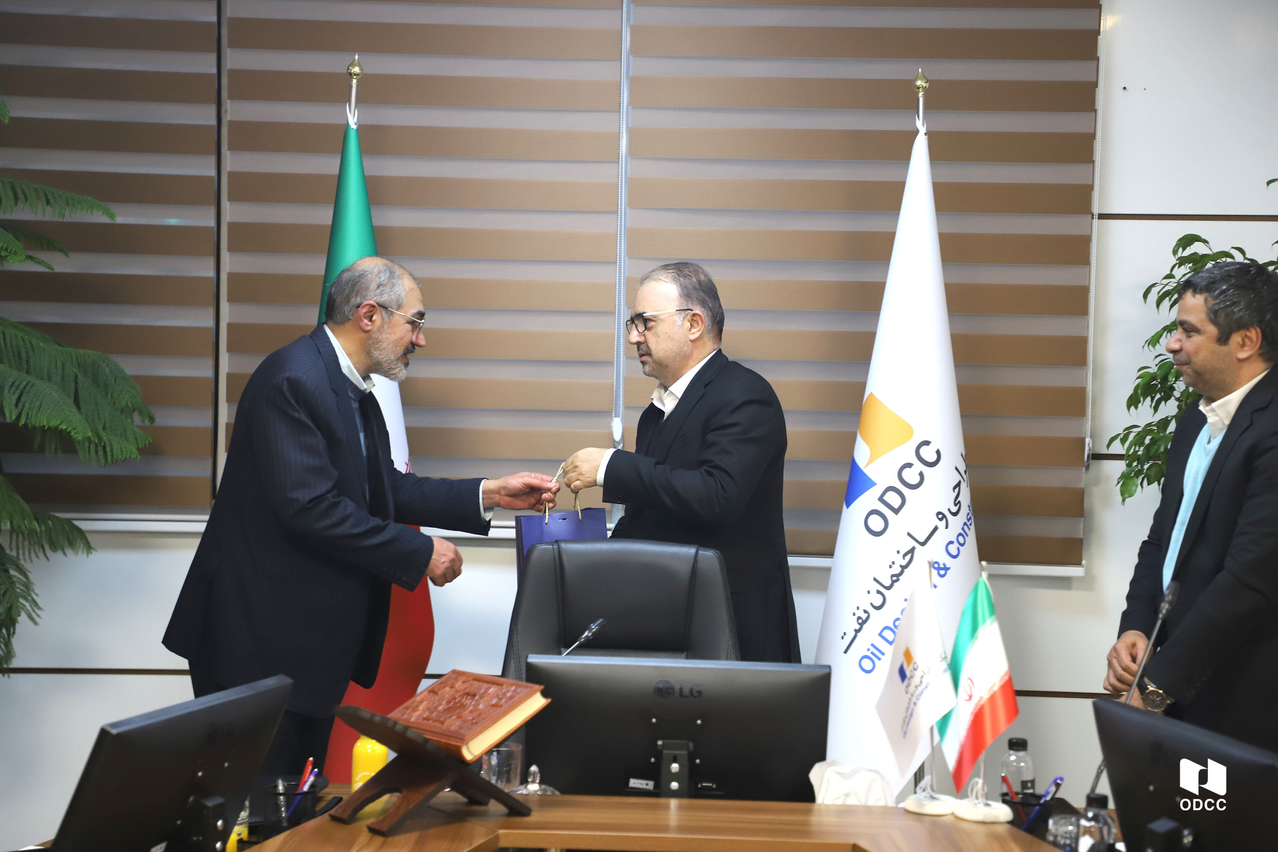 جلسه تکریم و معارفه سرپرست امور قراردادهای ODCC